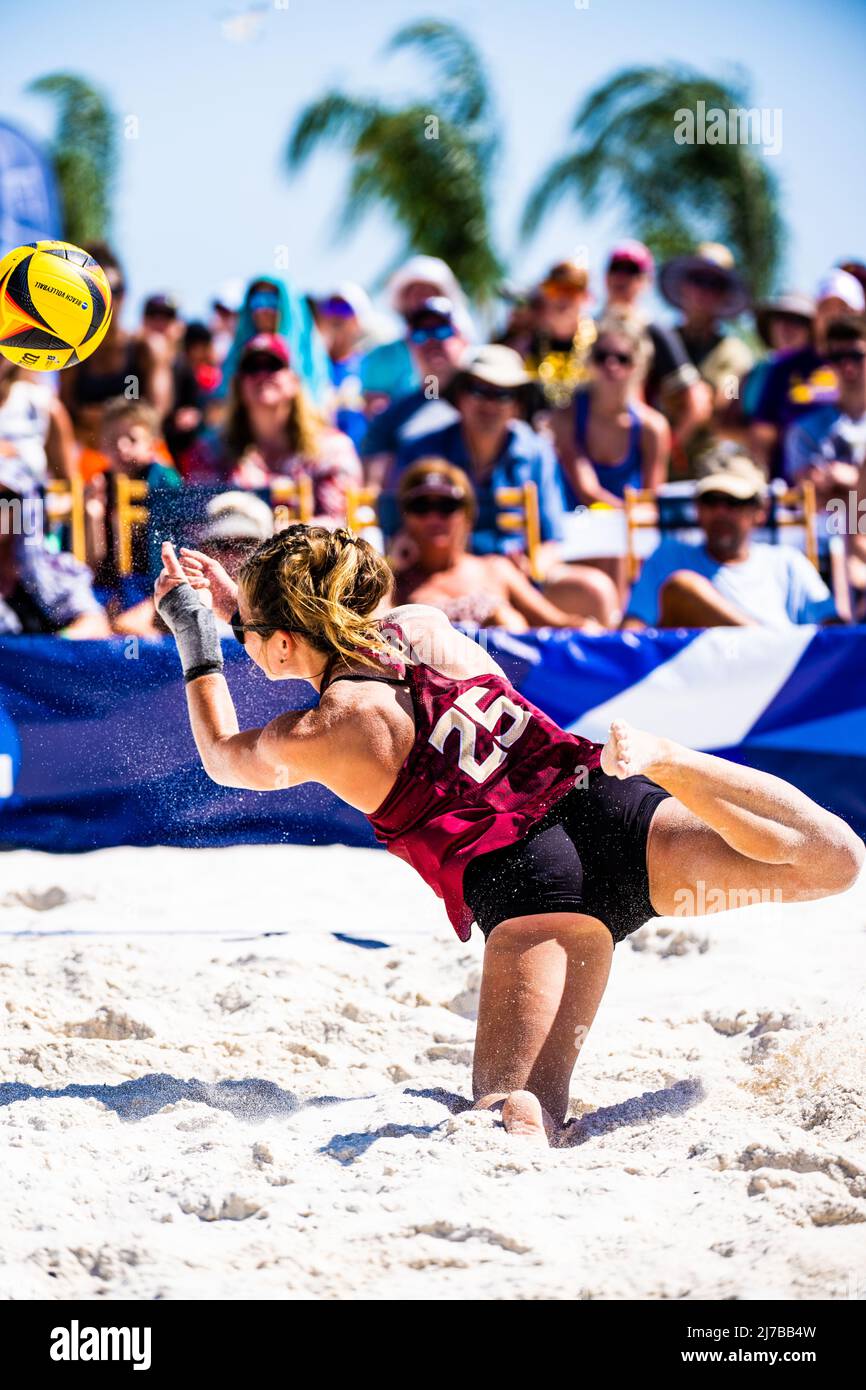 May 7, 2022, Gulf Shores, Alabama, USA: KATE PRIVETT (25) passes the ...