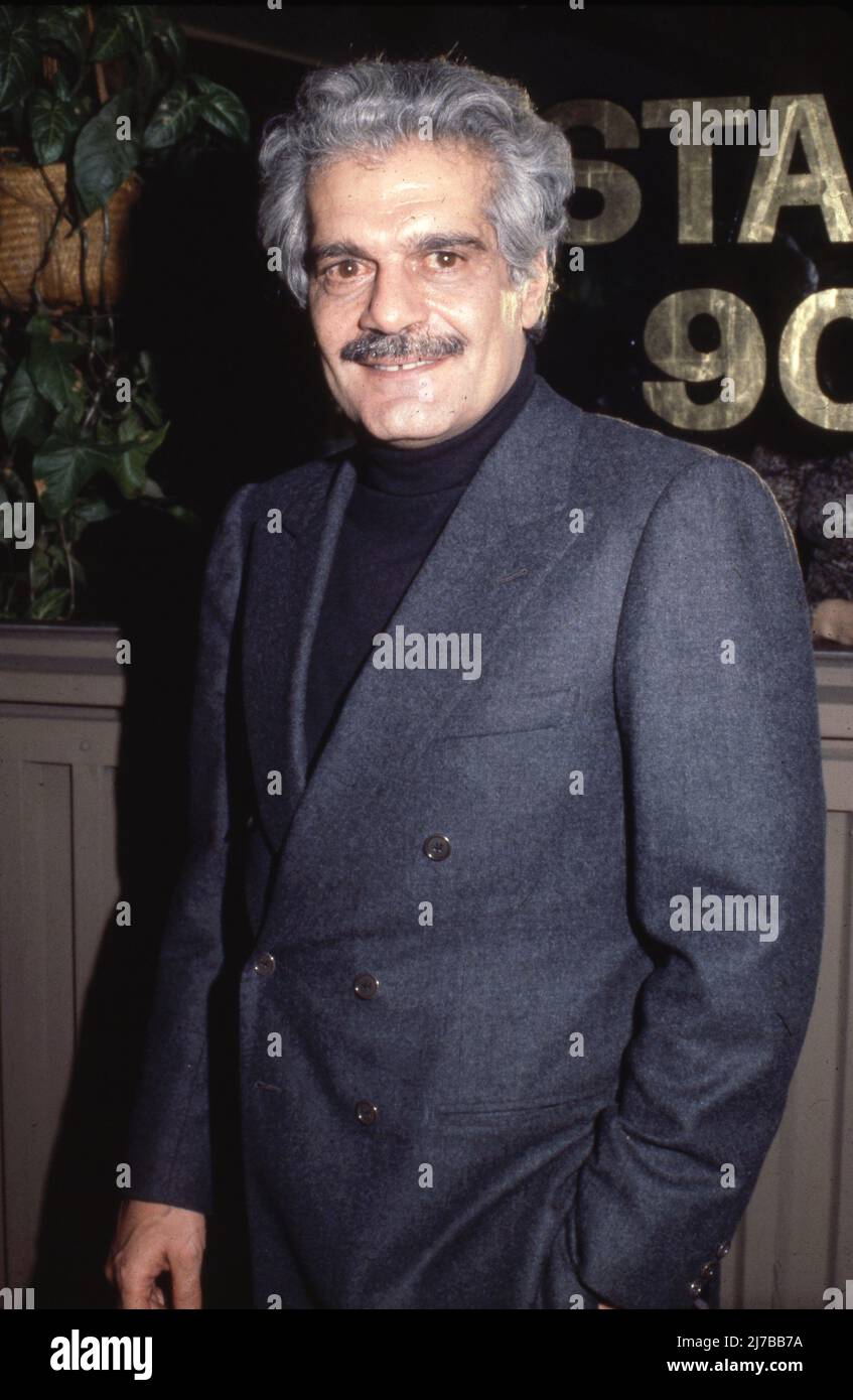 Omar Sharif Circa 1980's Credit: Ralph Dominguez/MediaPunch Stock Photo ...
