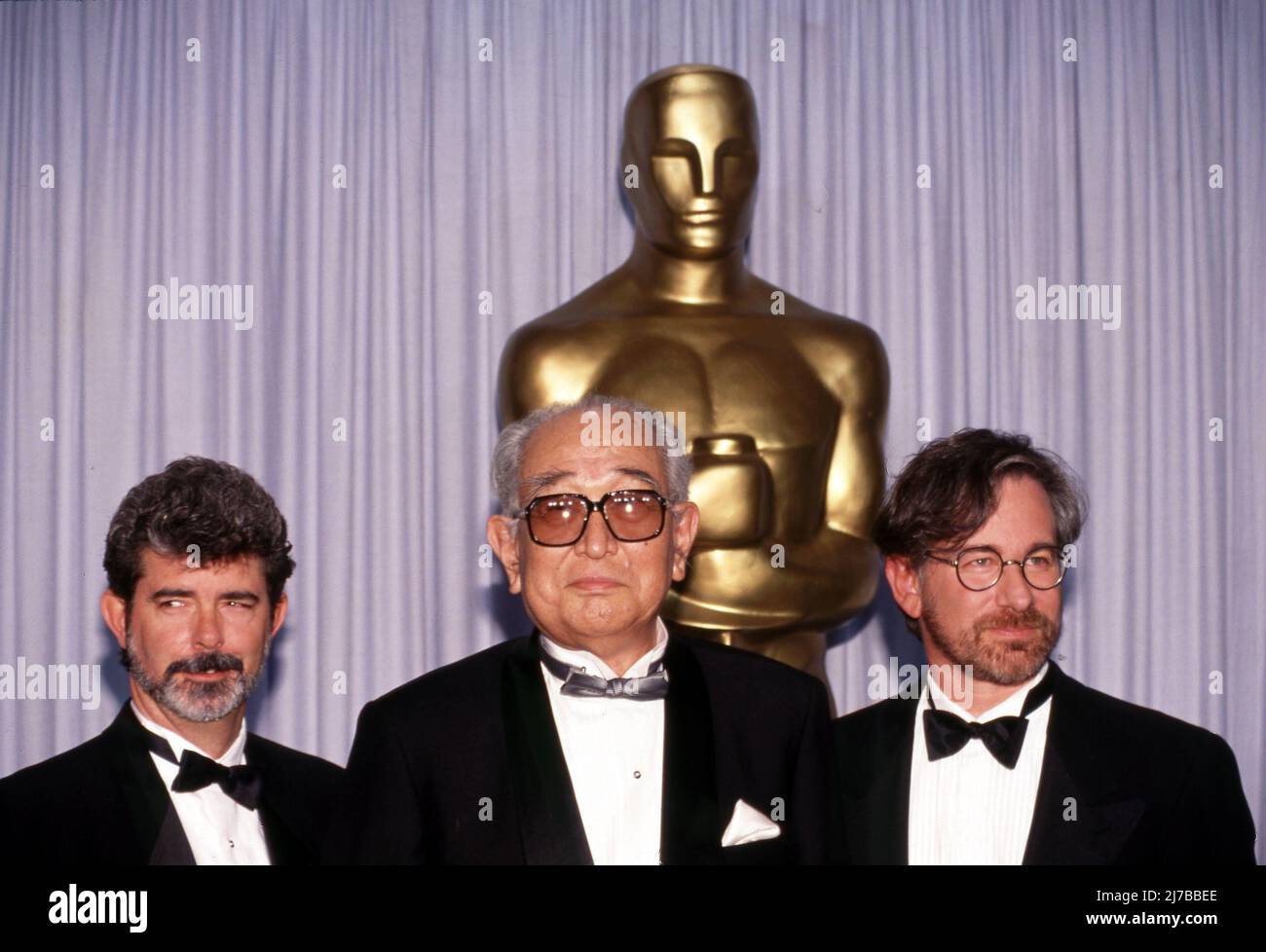 George Lucas, Akira Kurosawa and Steven Spielberg with his Lifetime ...