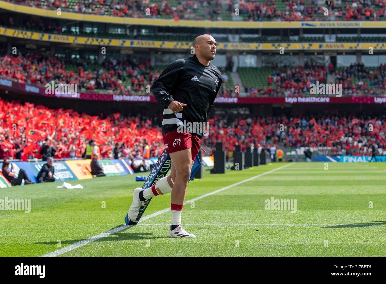Simon Zebo of Munster during the Heineken Champions Cup Quarter Final ...