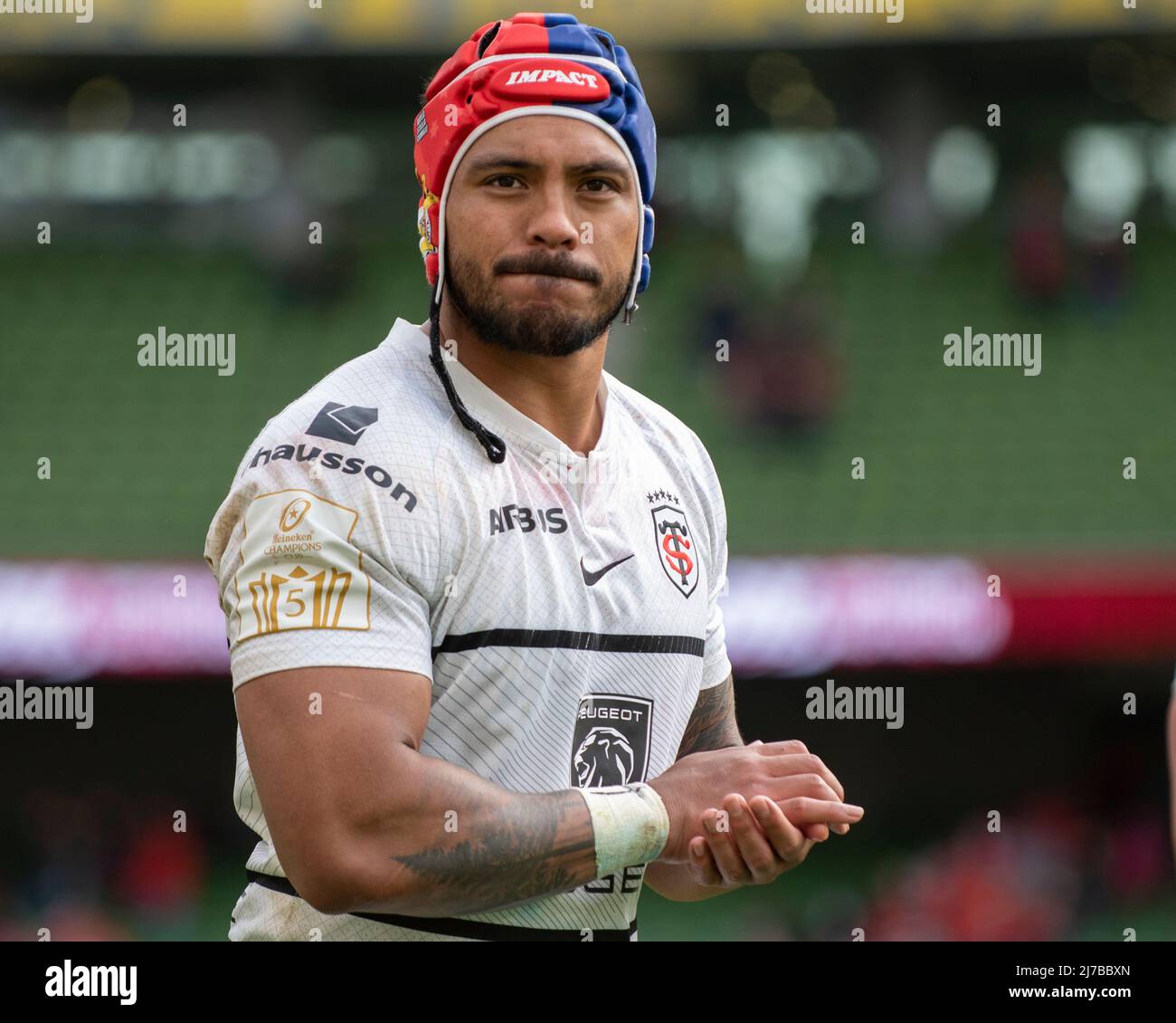 Pita Ahki of Toulouse during the Heineken Champions Cup Quarter Final ...