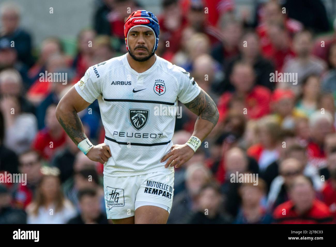 Pita Ahki of Toulouse during the Heineken Champions Cup Quarter Final ...