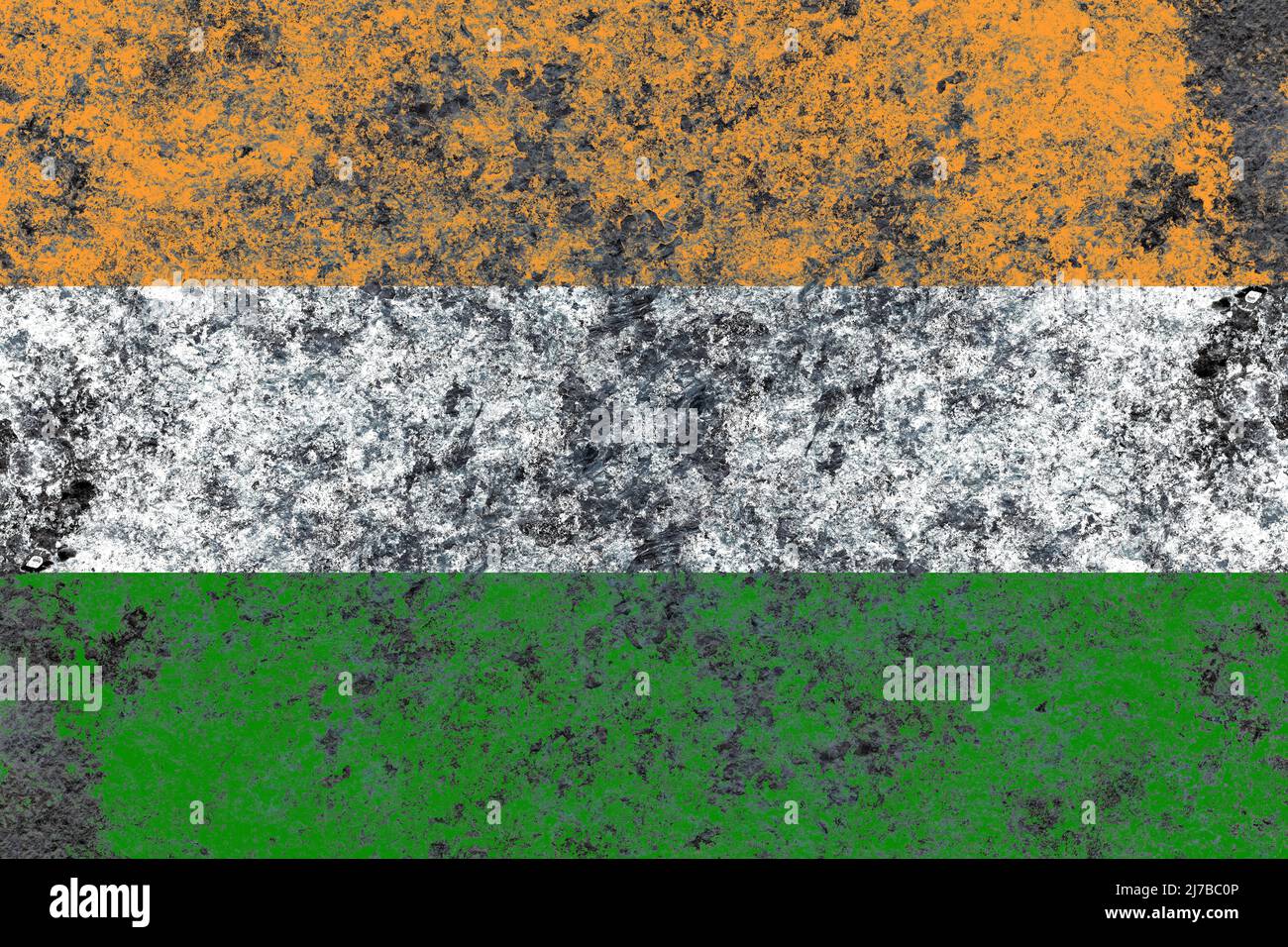 India flag on a rusty old iron metal sheet Stock Photo - Alamy
