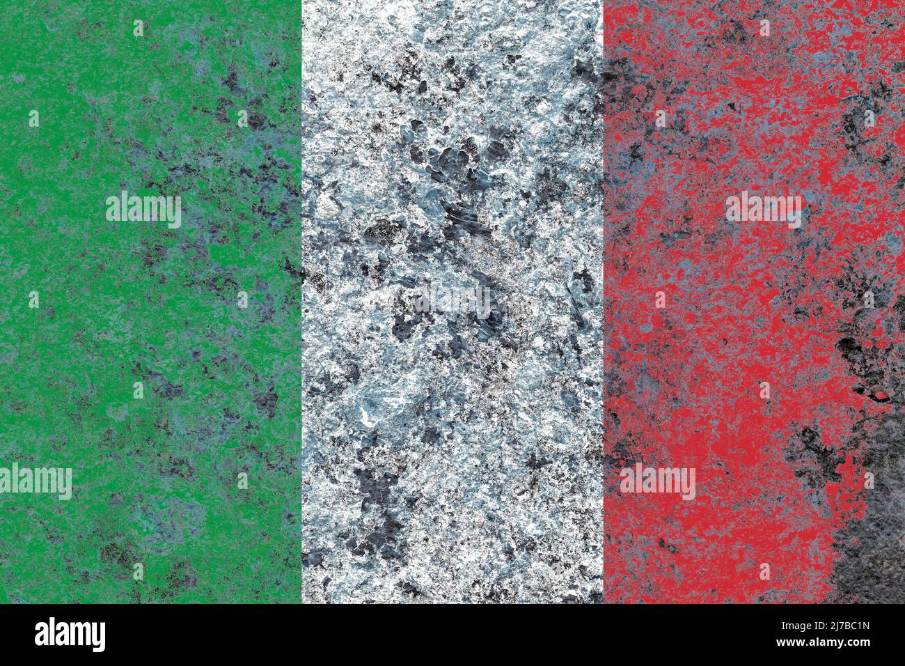 Italy flag on a rusty old iron metal sheet Stock Photo - Alamy