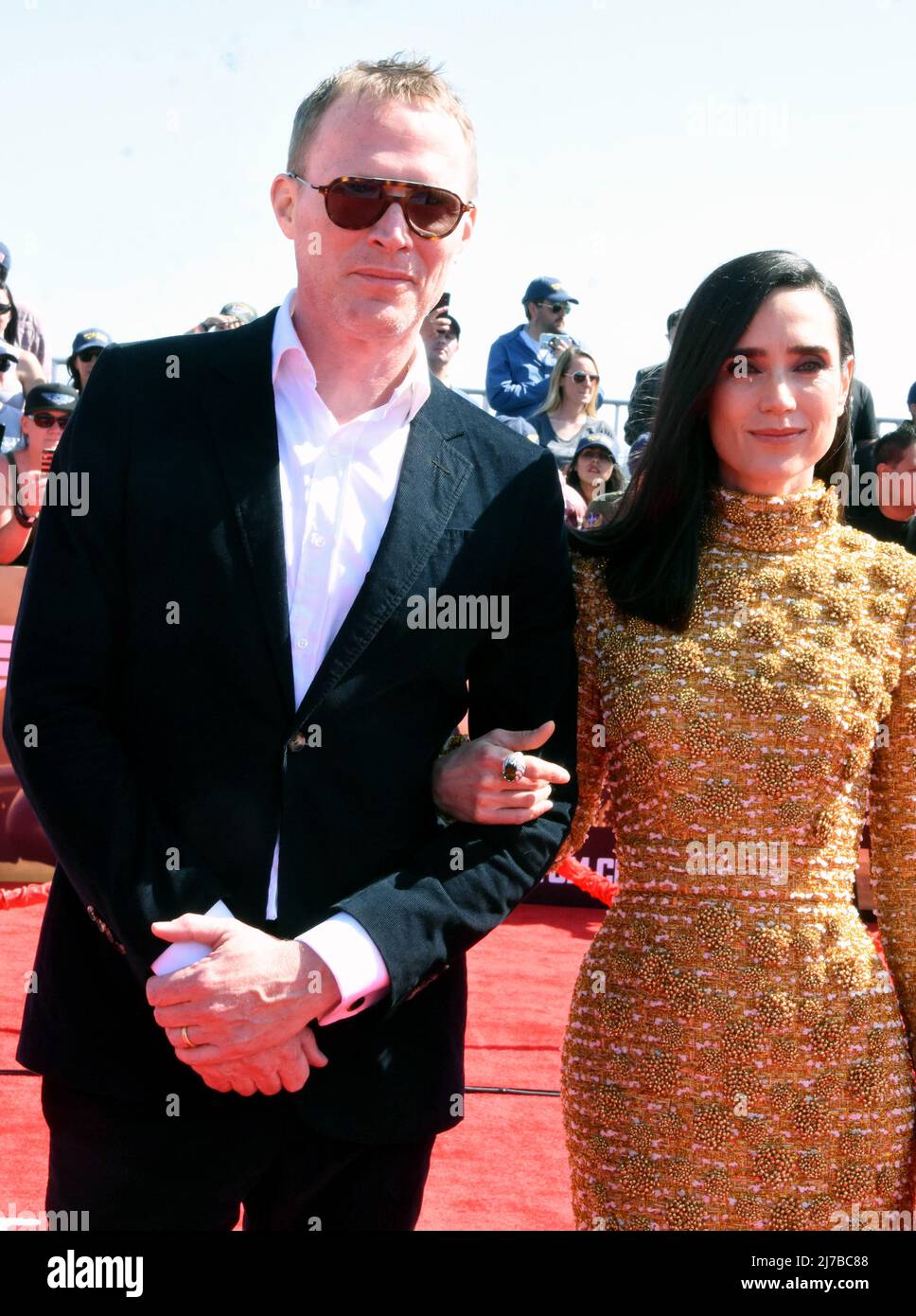 San Diego, California, USA 4th May 2022 Actor Paul Bettany and Actress ...