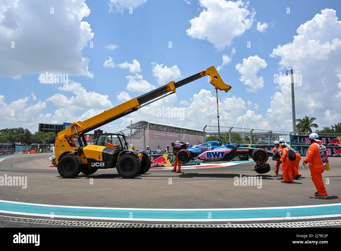 Damaged car of #31 Esteban Ocon (FRA, BWT Alpine F1 Team), F1 Grand ...