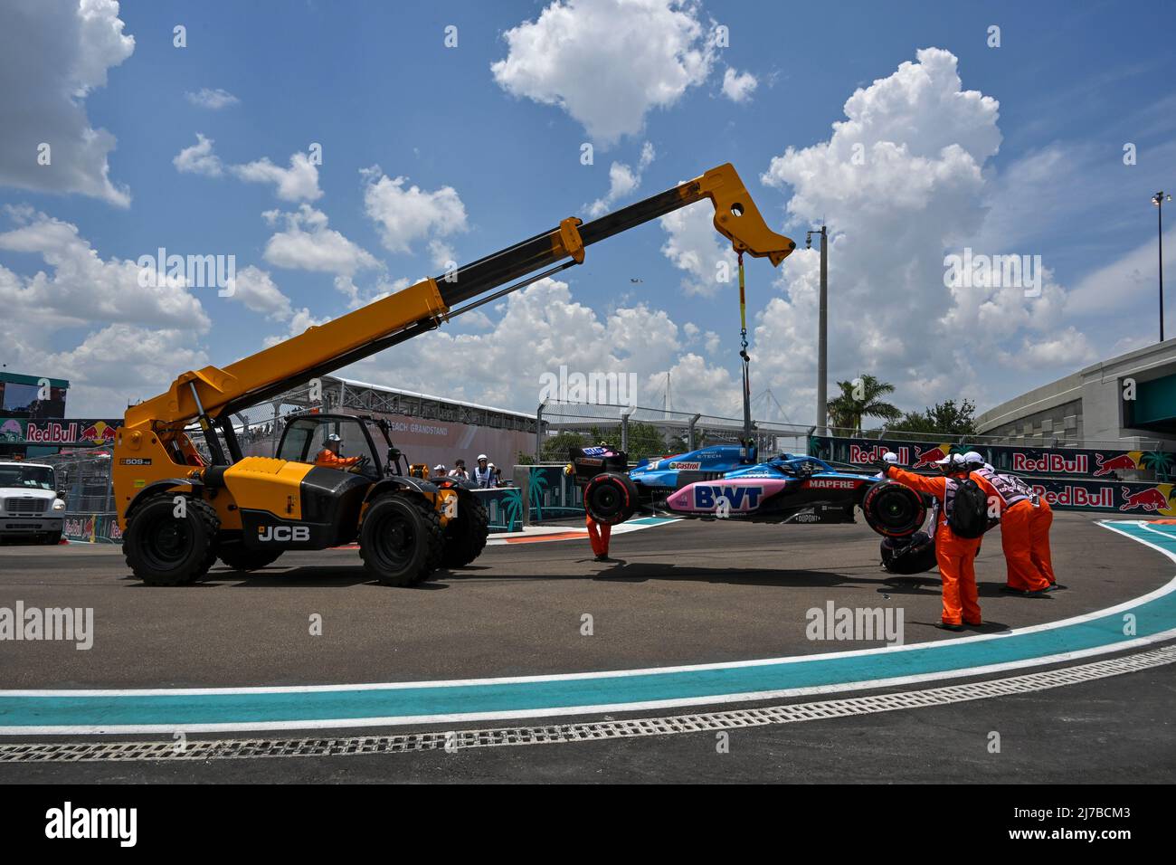 Damaged car of #31 Esteban Ocon (FRA, BWT Alpine F1 Team), F1 Grand ...