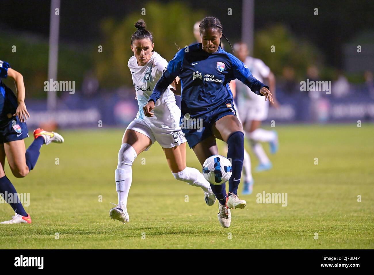 May 07, 2022: San Diego Wave FC forward Amirah Ali (7) during a NWSL ...