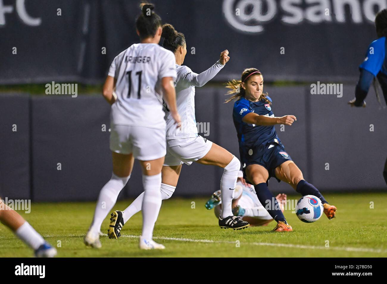 May 07, 2022: San Diego Wave FC forward Alex Morgan (13) scores her ...