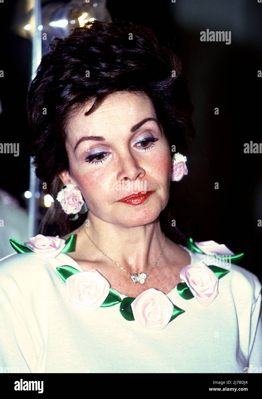 Annette Funicello photographed at at Knott's Berry Farm in 1987 Credit ...