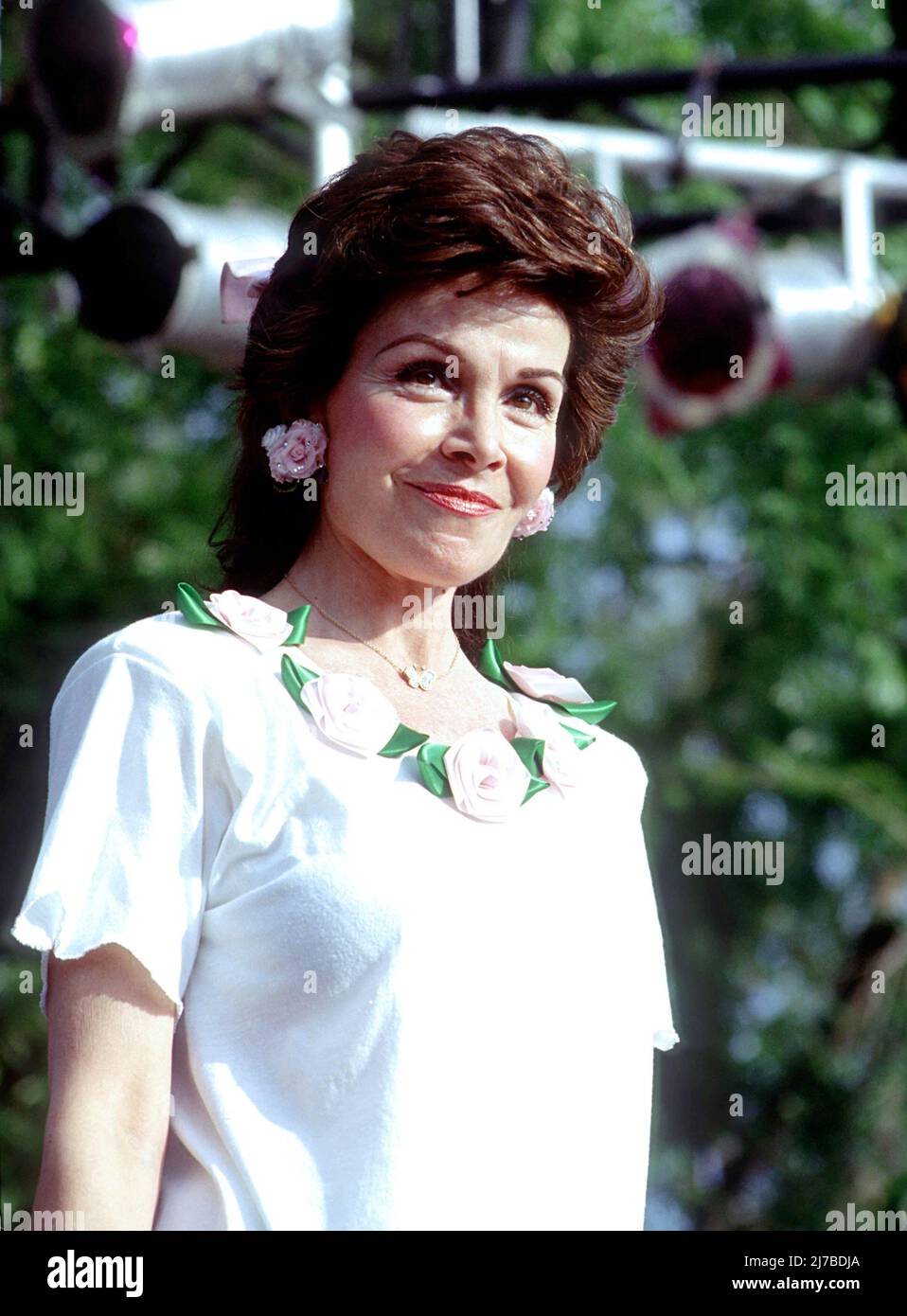 Annette Funicello photographed at at Knott's Berry Farm in 1987 Credit ...