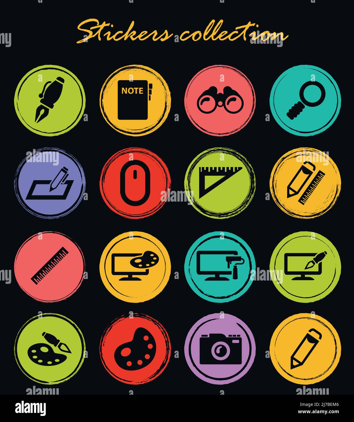Design vector icons for user interface design Stock Vector Image & Art ...