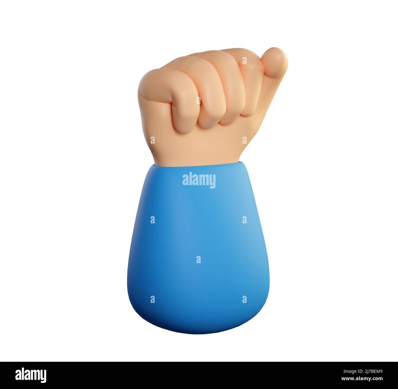 Human hand fist gesture. Power, fight, protest or strenght concept ...