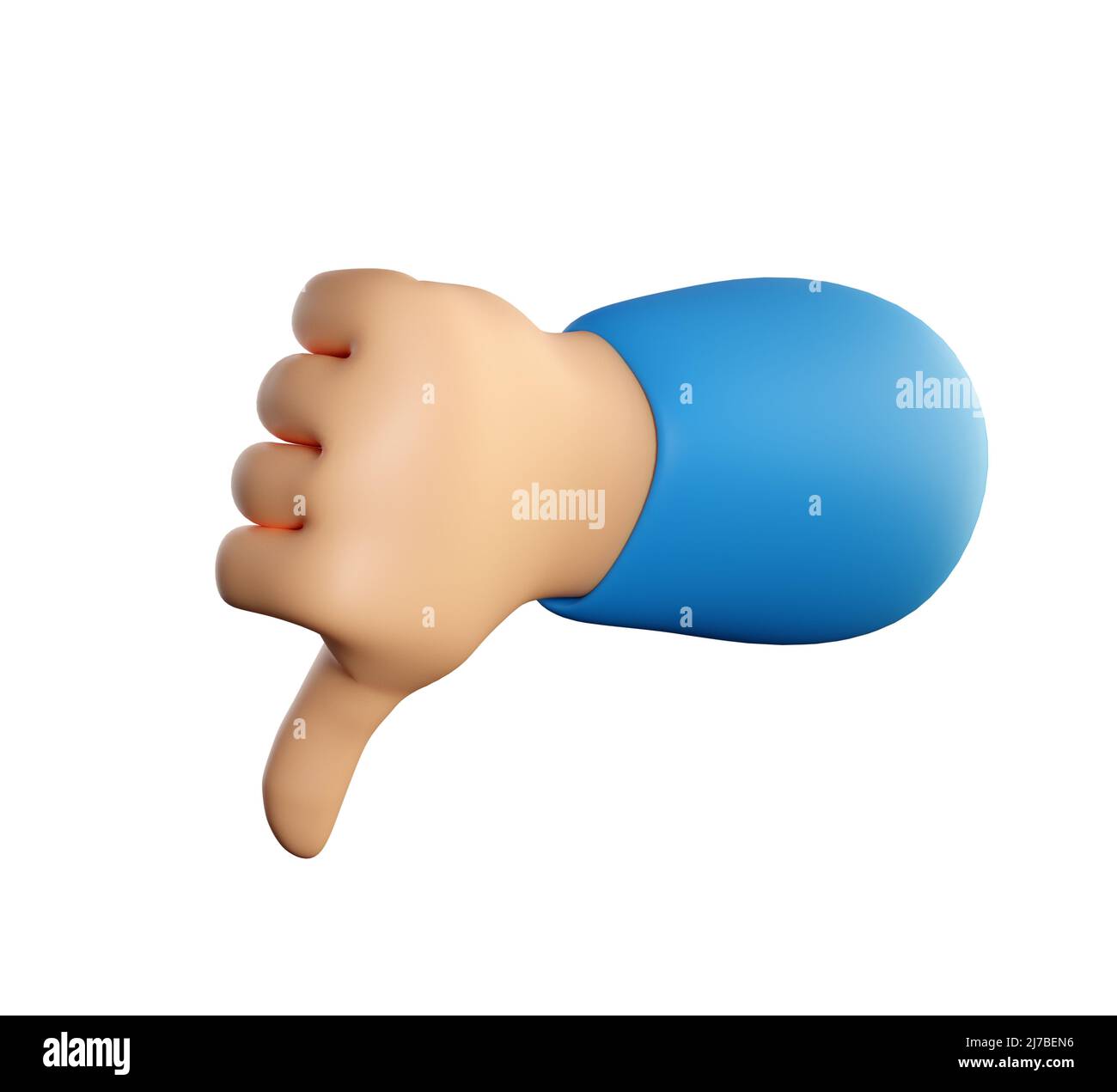 Human hand thumb down symbol with fingers gesture. Dislike, negative ...