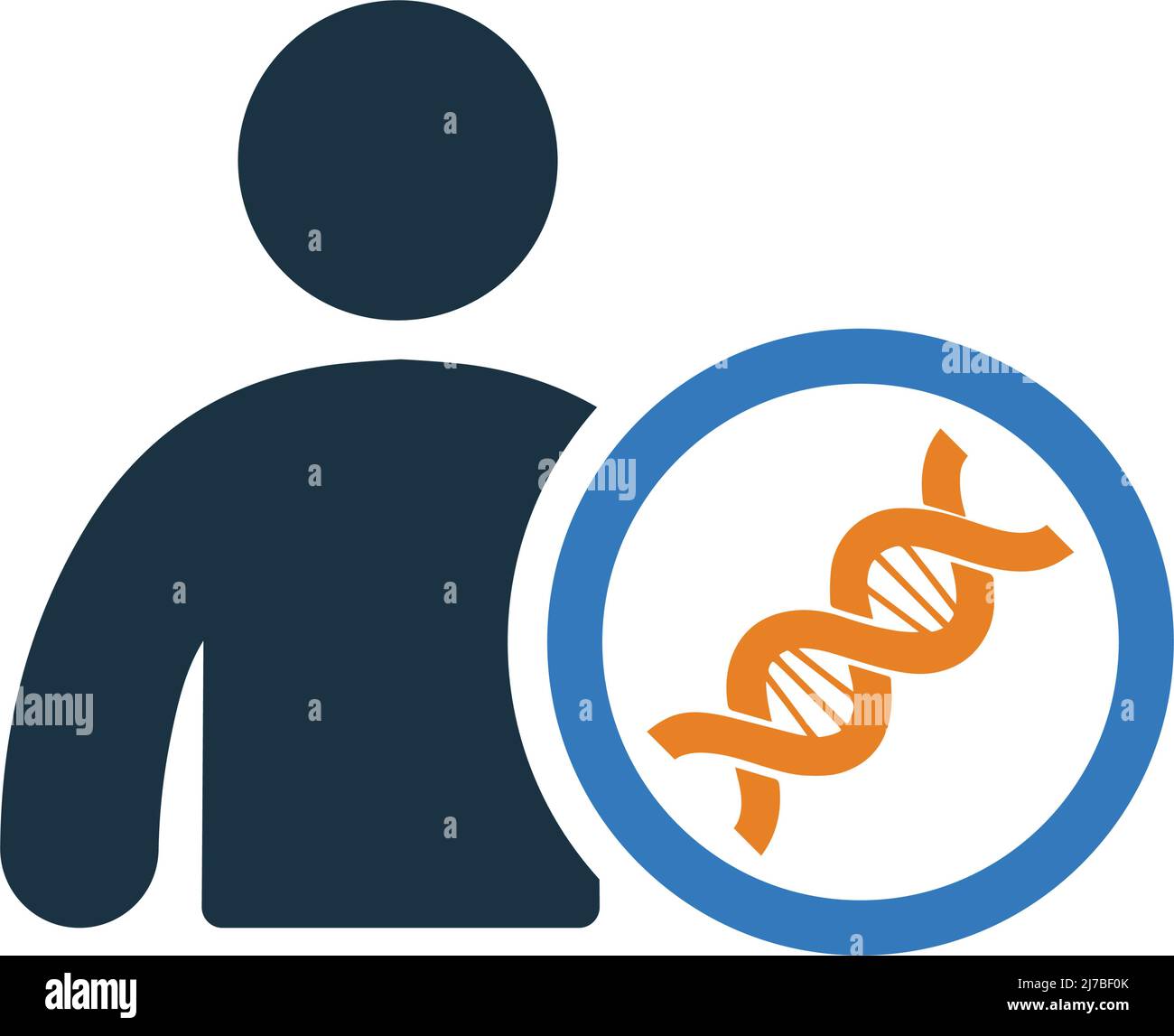 Biological, human DNA icon is use in designing and developing websites ...