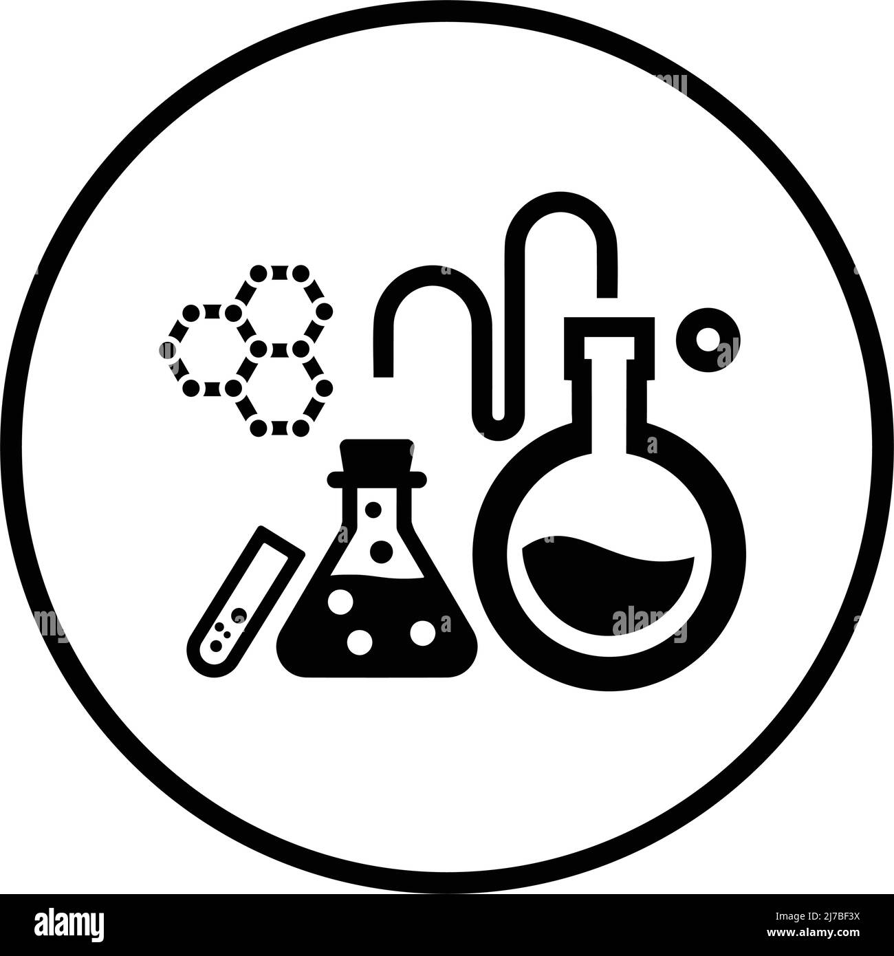 Science, laboratory icon is use in designing and developing websites ...
