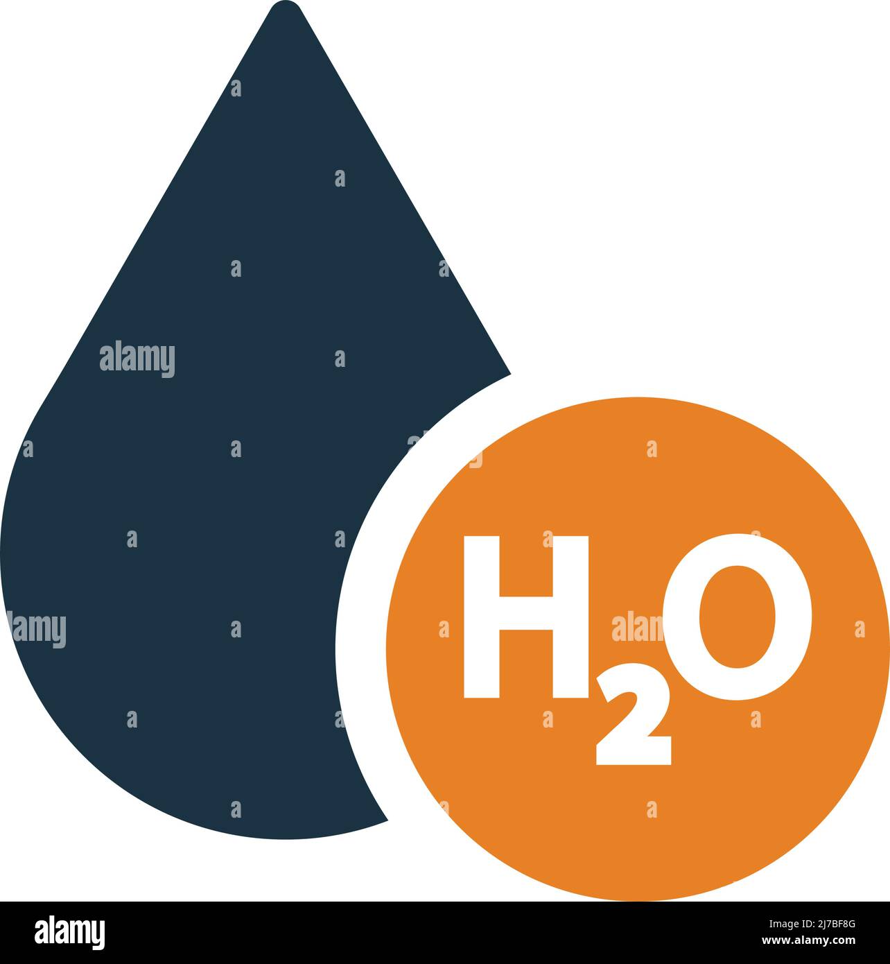 H2o molecule Stock Vector Images - Alamy
