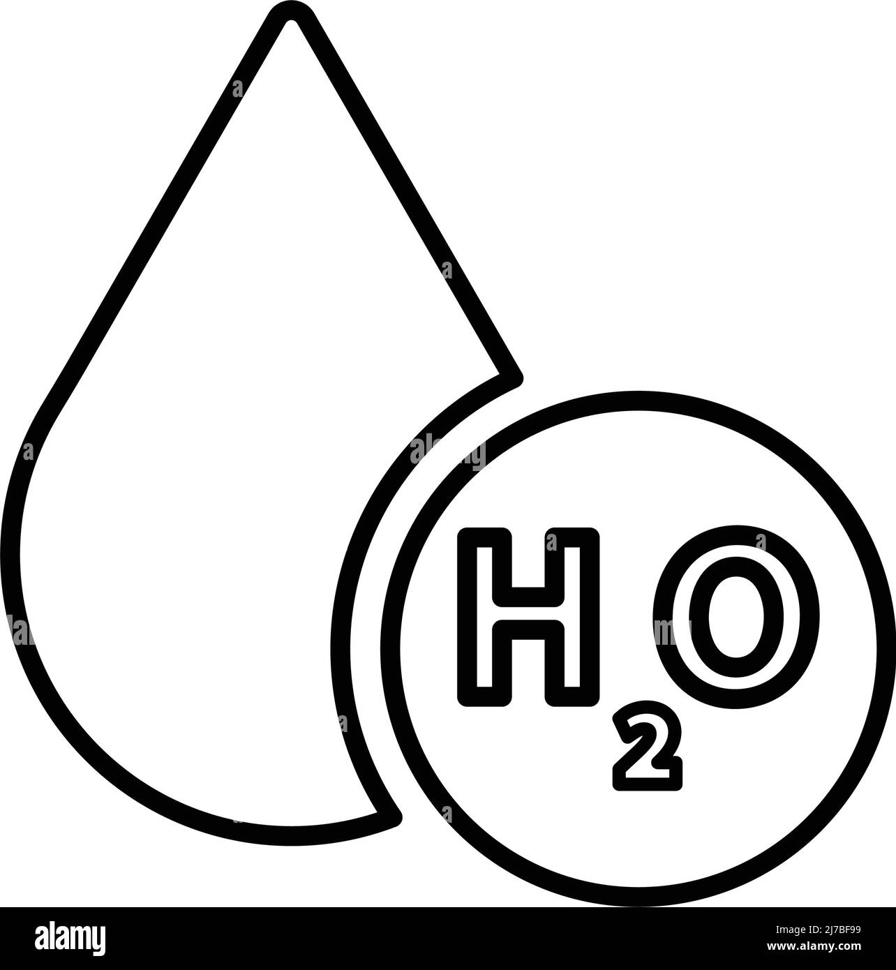 Science, H2o icon - Well organized and editable Vector design using in ...