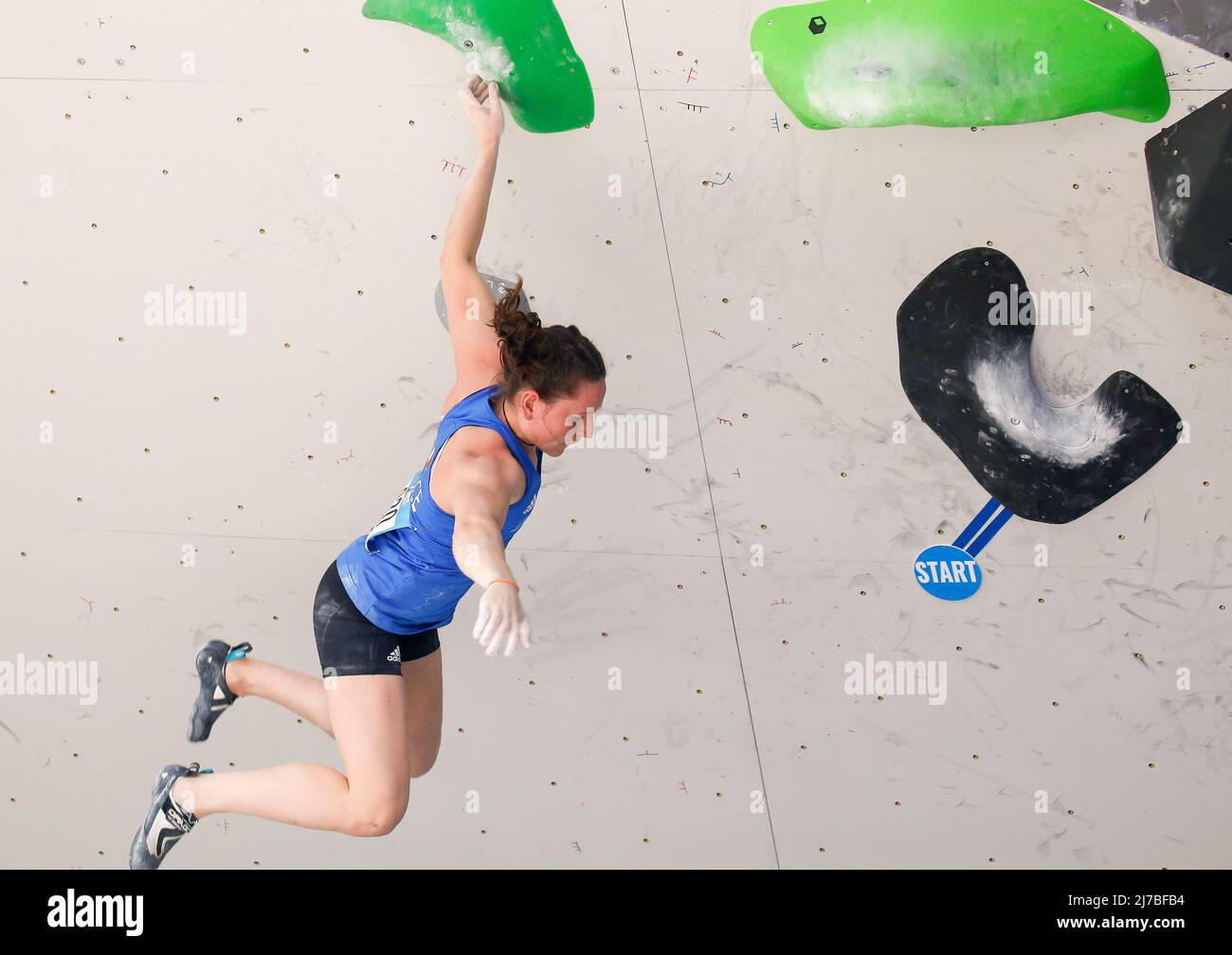 Flavy Cohaut (FRA), May 7, 2022 - Sport Climbing : Women's Boulder ...