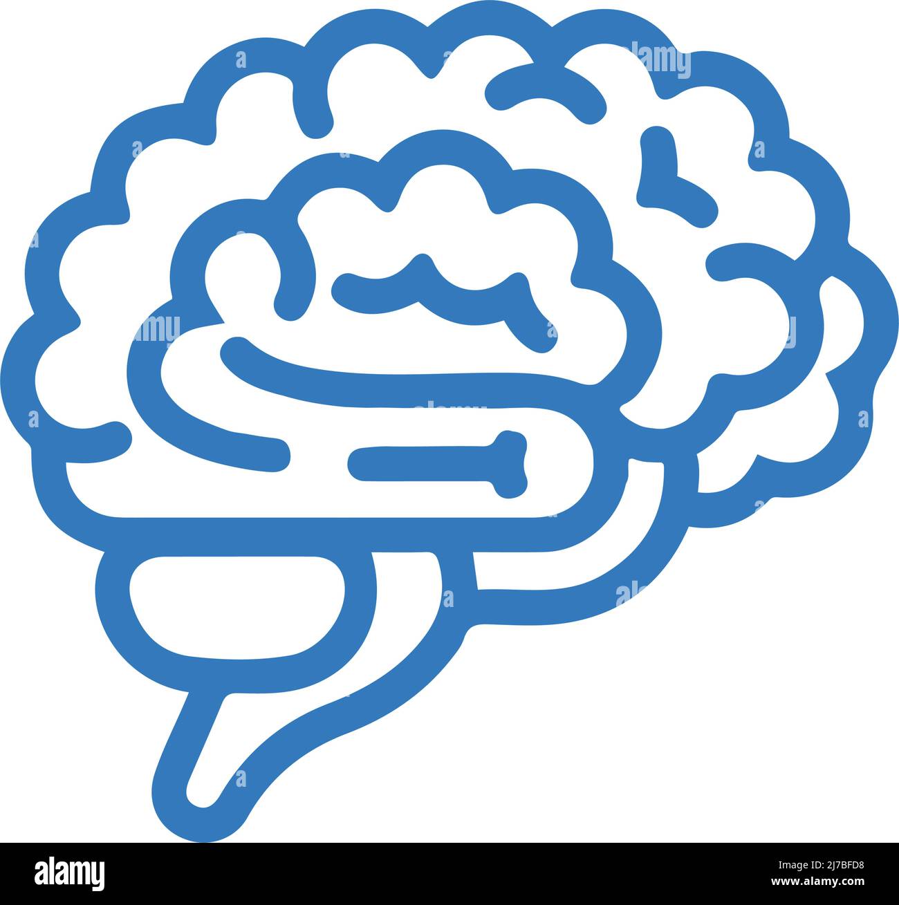 Creativity, idea, brain icon - Perfect use for print media, web, stock ...