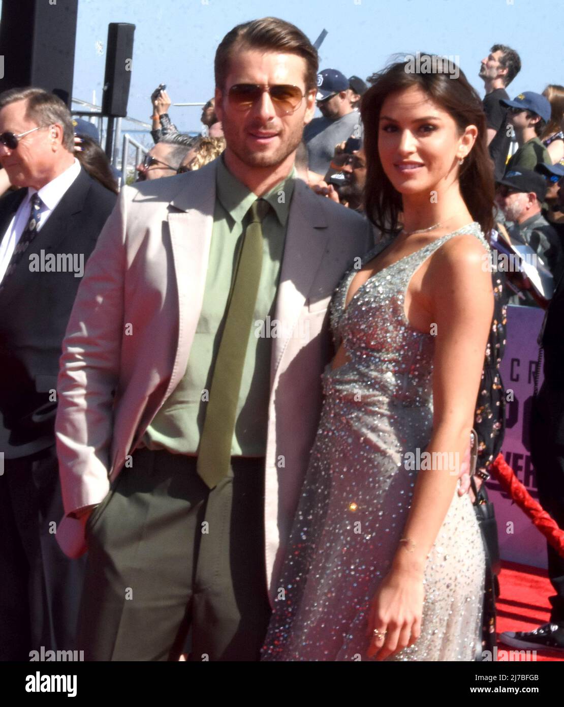 San Diego, California, USA 4th May 2022 Actor Glen Powell and Model ...