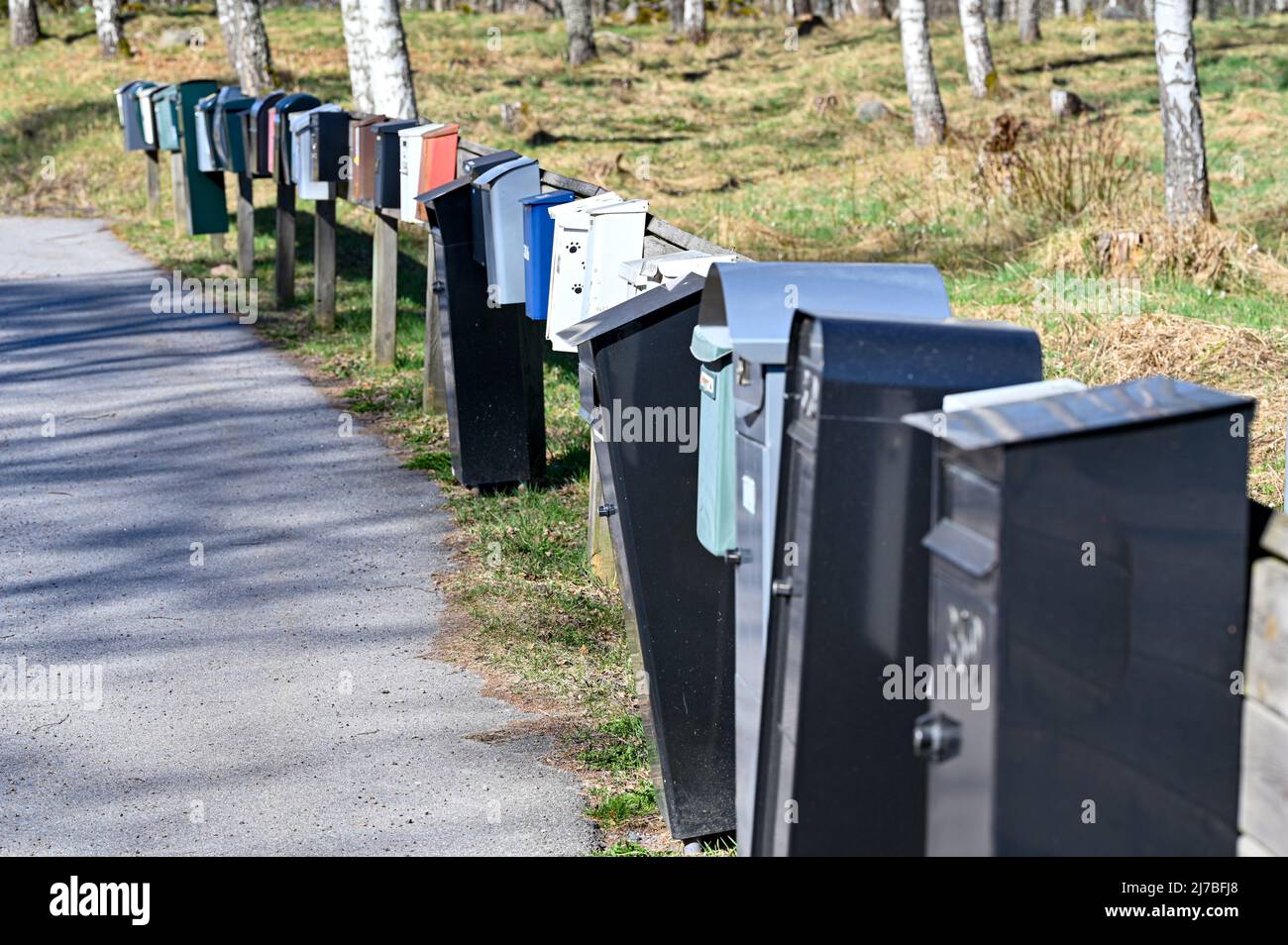 Mail box sweden hi-res stock photography and images - Alamy