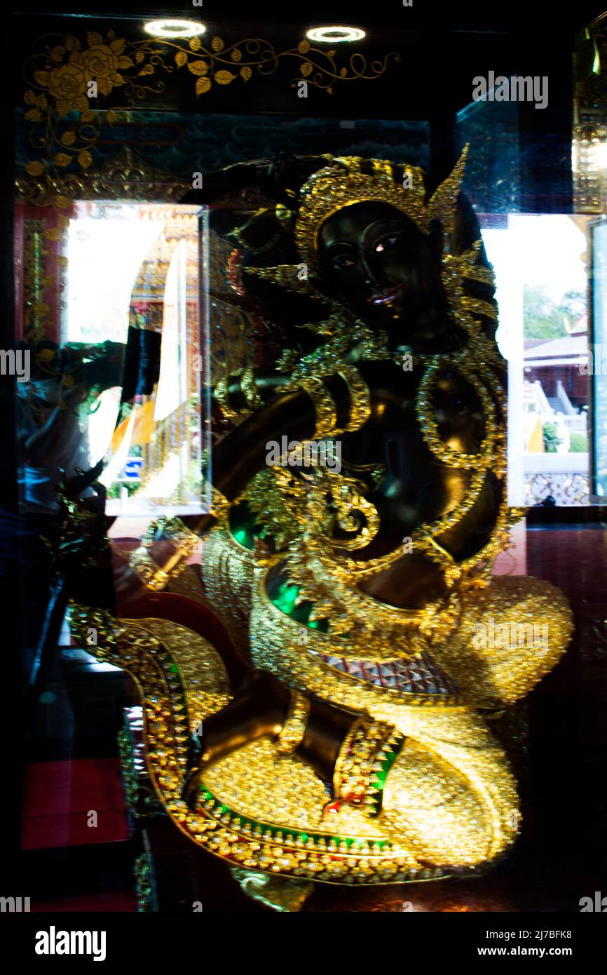 Phra Mae Thorani deity or Vasundhara or Dharani angel goddess ancient ...