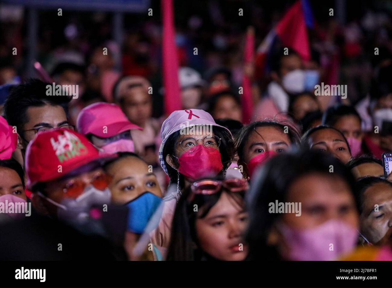 May 7, 2022, Manila, Philippines: Supporters of Vice President and ...