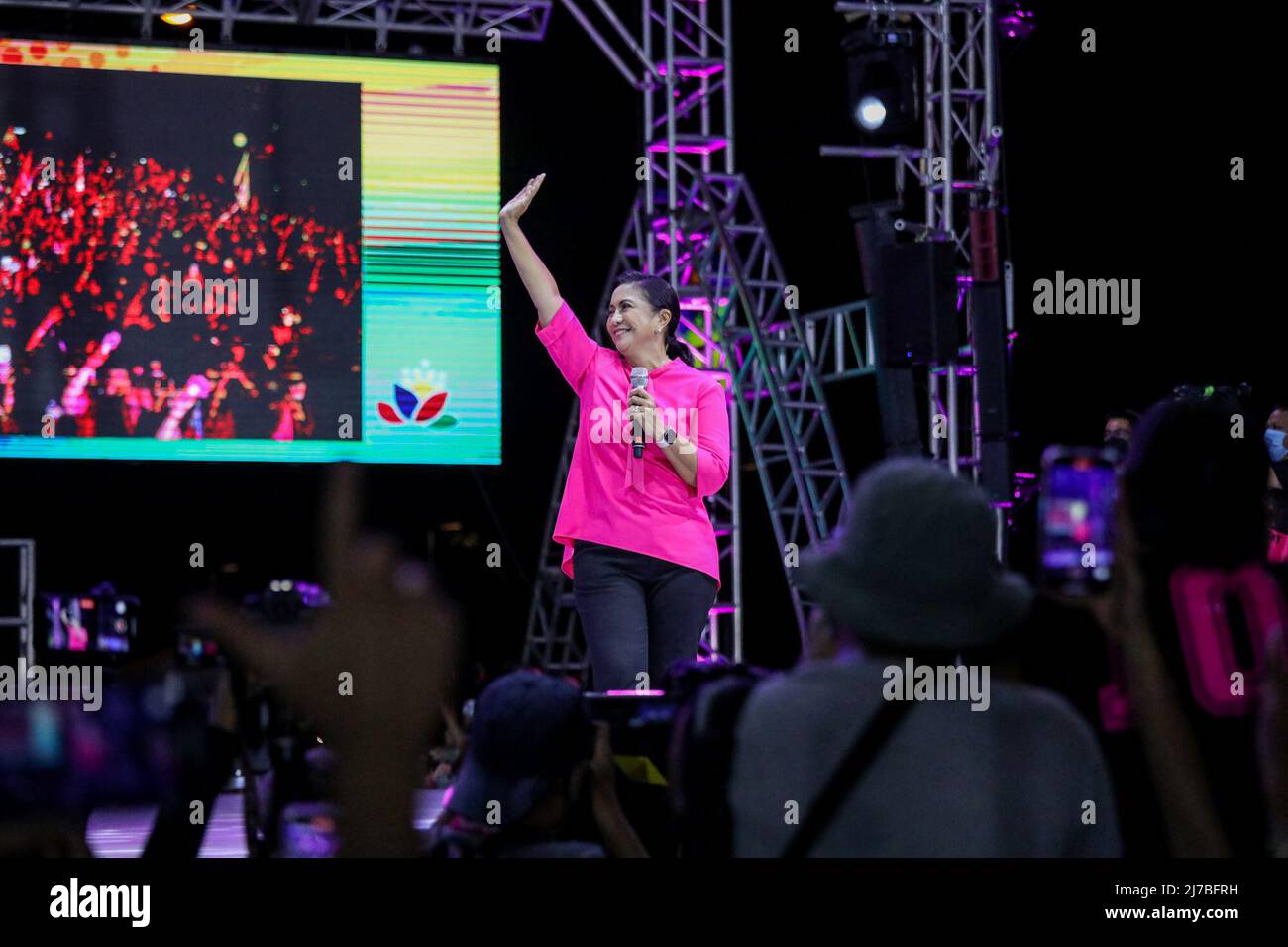 May 7, 2022, Manila, Philippines: Vice President and presidential ...