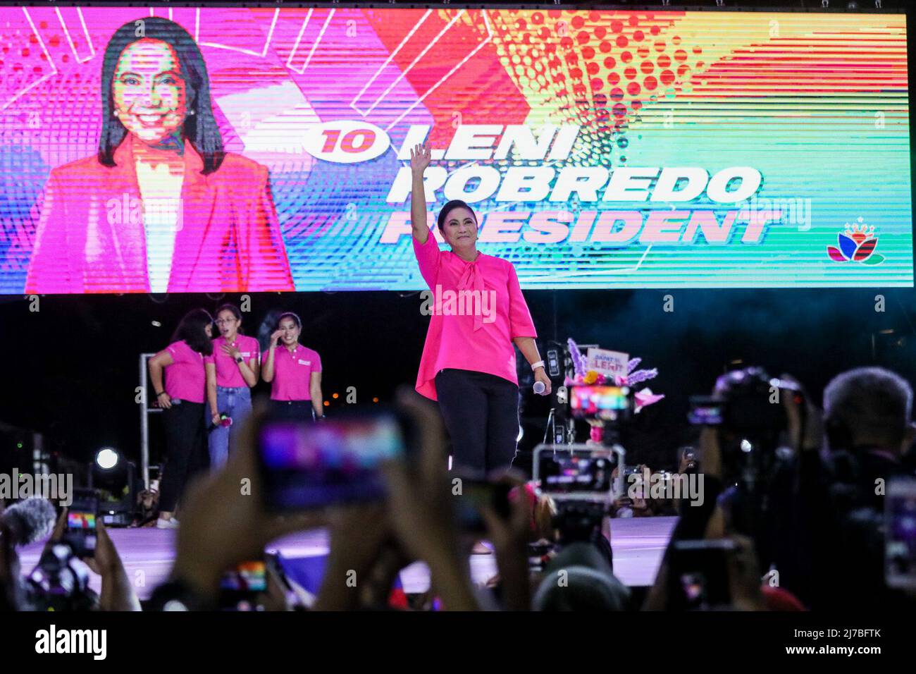 May 7, 2022, Manila, Philippines: Vice President and presidential ...