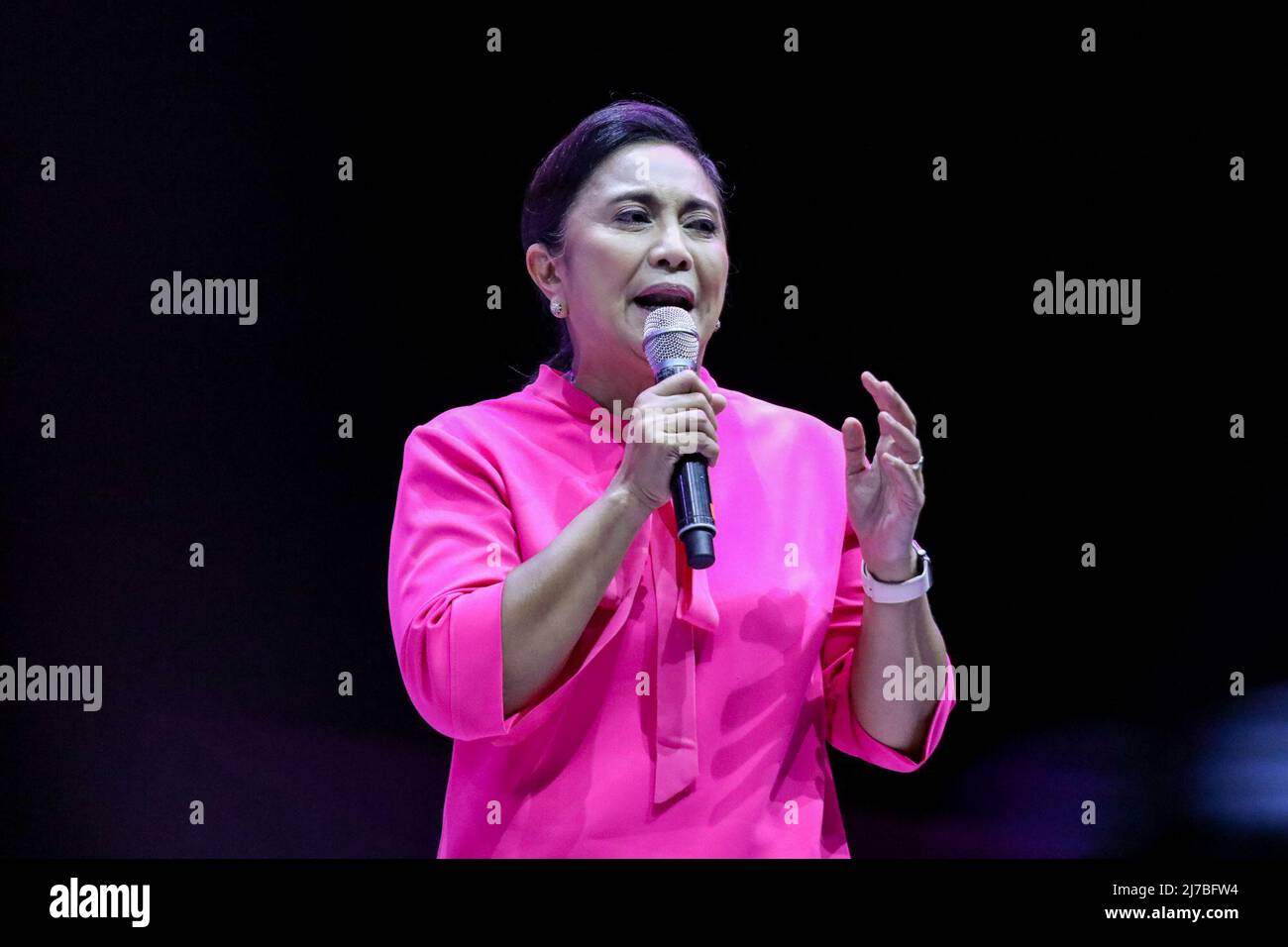 May 7, 2022, Manila, Philippines: Vice President and presidential ...