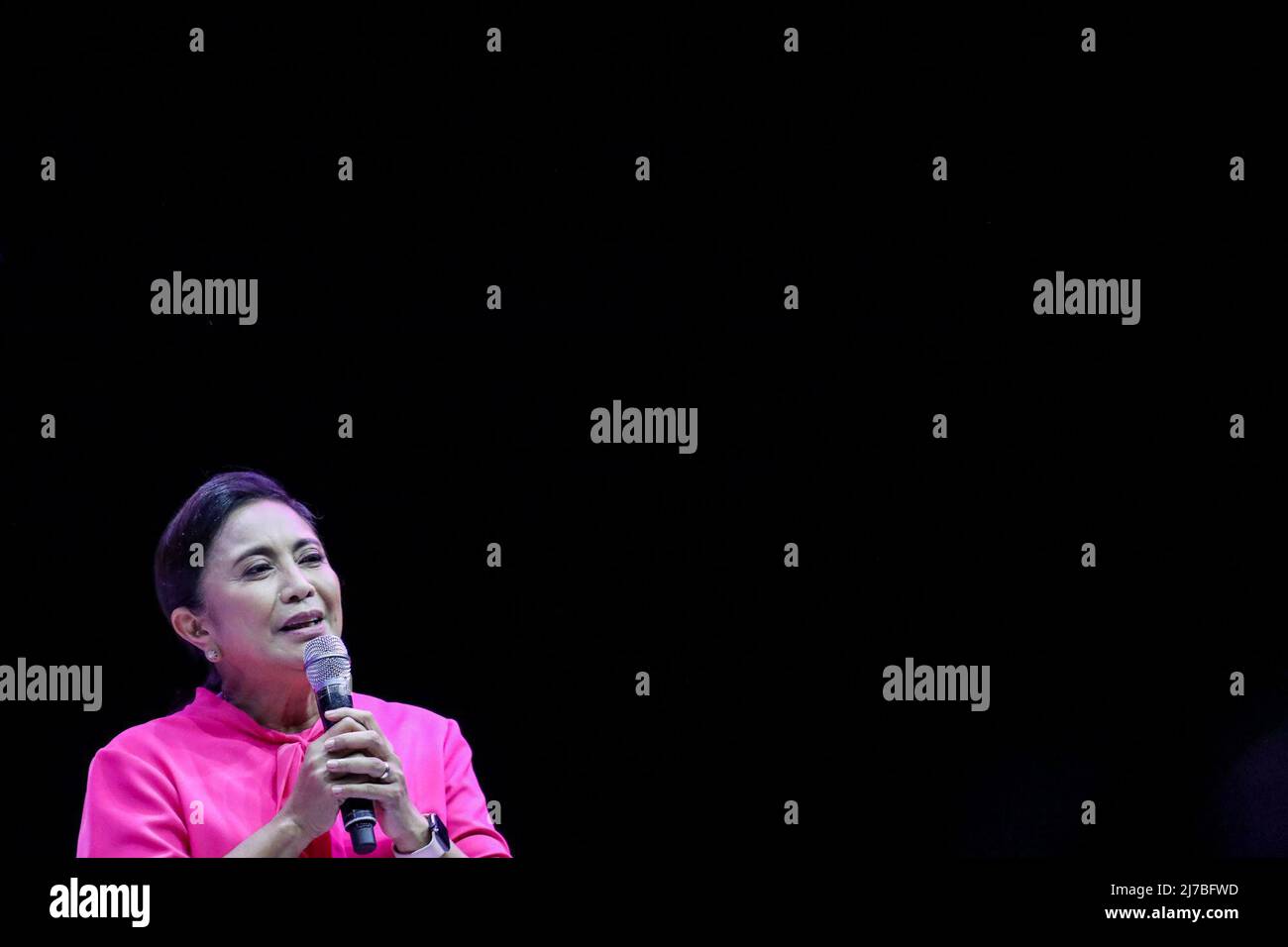 May 7, 2022, Manila, Philippines: Vice President and presidential ...