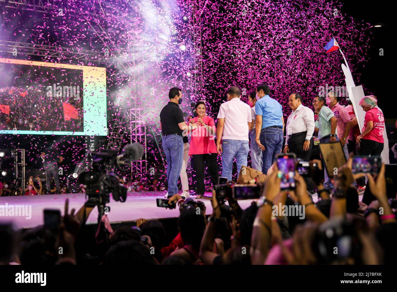 May 7, 2022, Manila, Philippines: Vice President and presidential ...