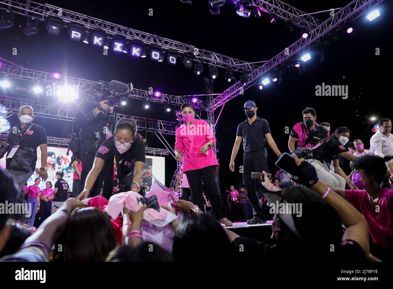 May 7, 2022, Manila, Philippines: Vice President and presidential ...