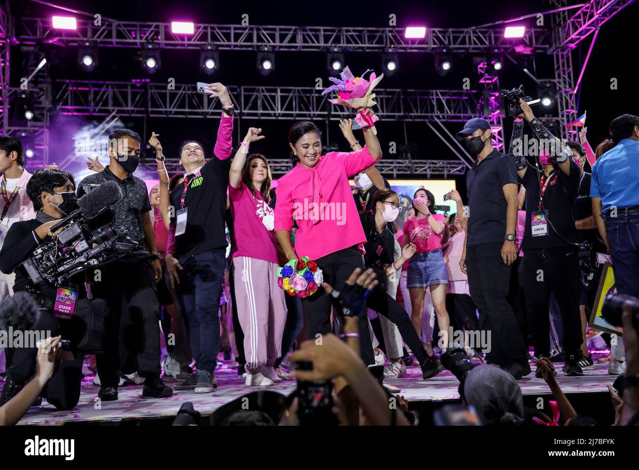 May 7, 2022, Manila, Philippines: Vice President and presidential ...