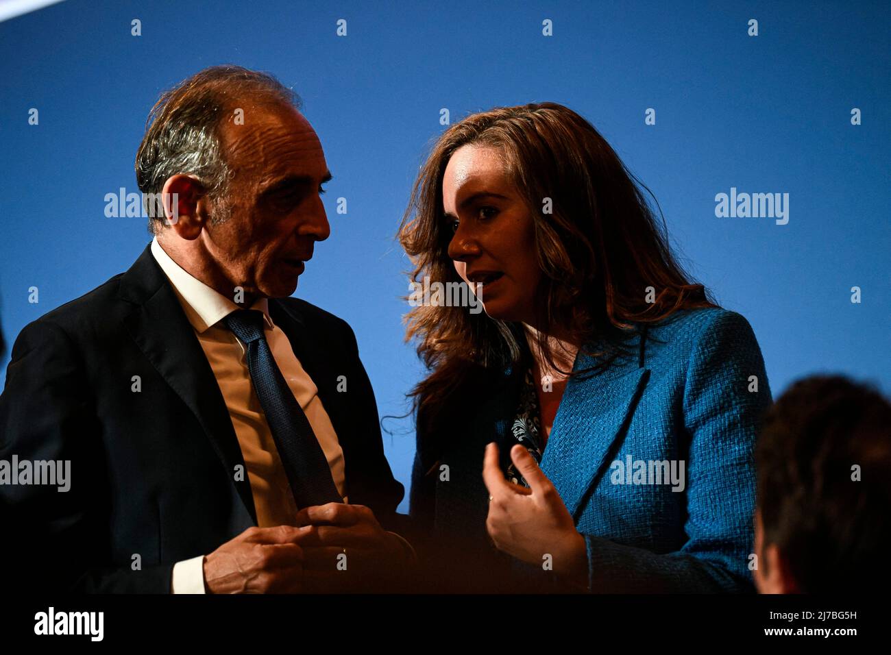 Sarah Knafo during the training day for the candidates of Eric Zemmour ...