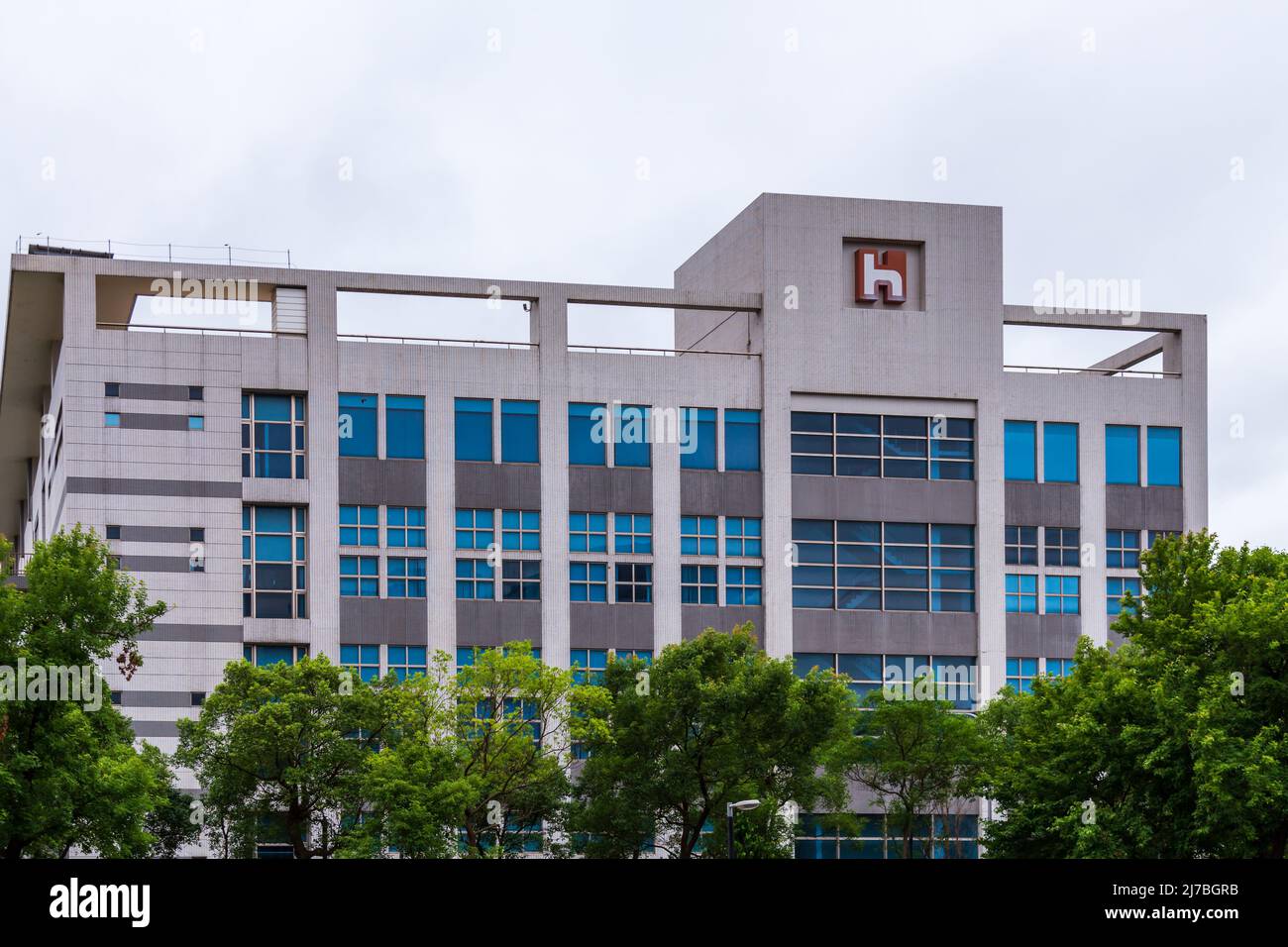 NEW TAIPEI CITY, TAIWAN - APRIL 30, 2022: Foxconn Technology Group ...