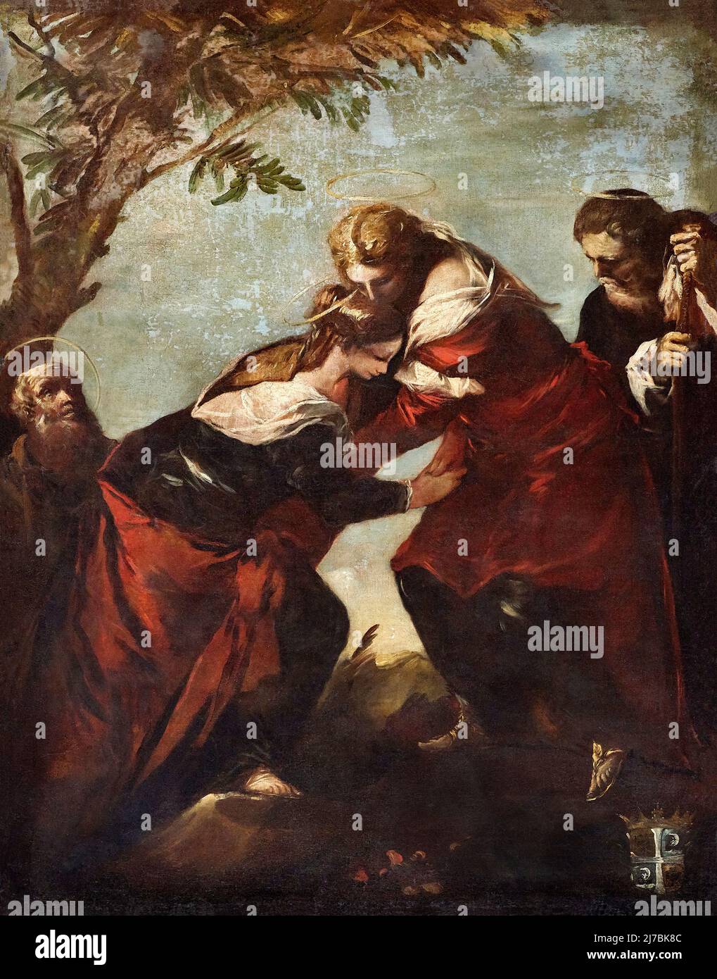 Visitazione - olio su tela - Antonio Guardi - 1729 - Morengo (Bg ...