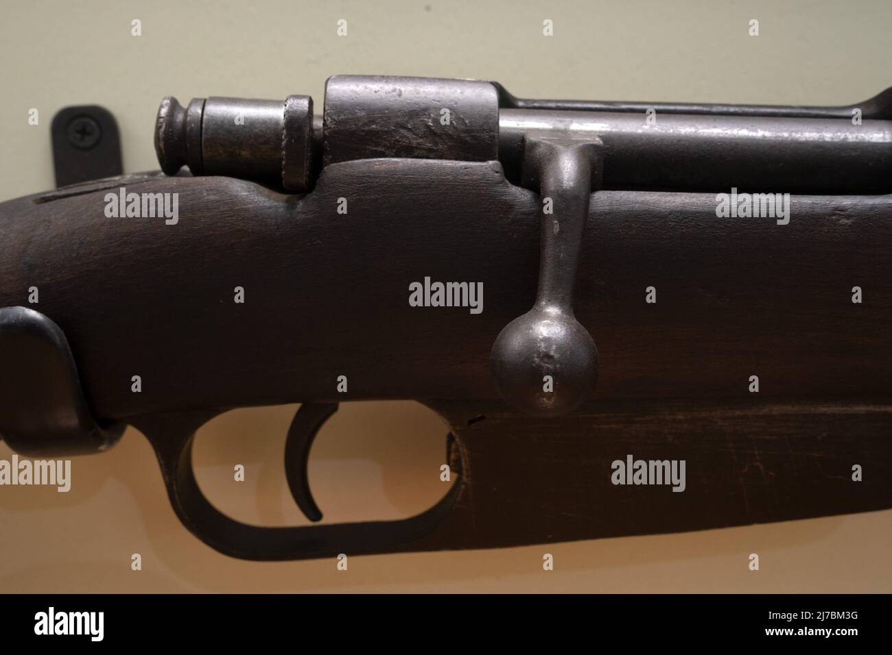 war machine gun close up detail rifle Stock Photo - Alamy
