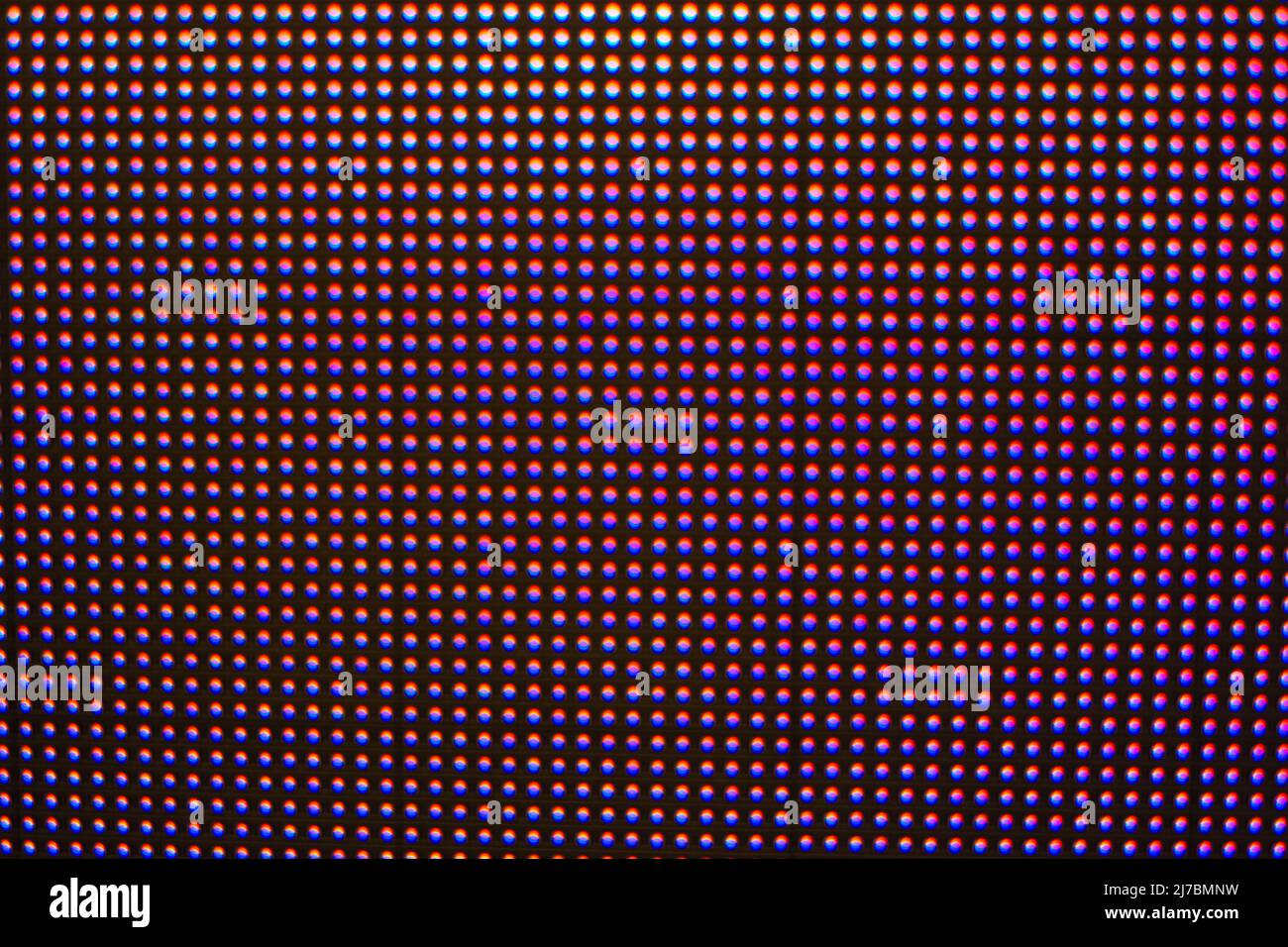 LED screen closeup with an RGB tiny lights Stock Photo - Alamy