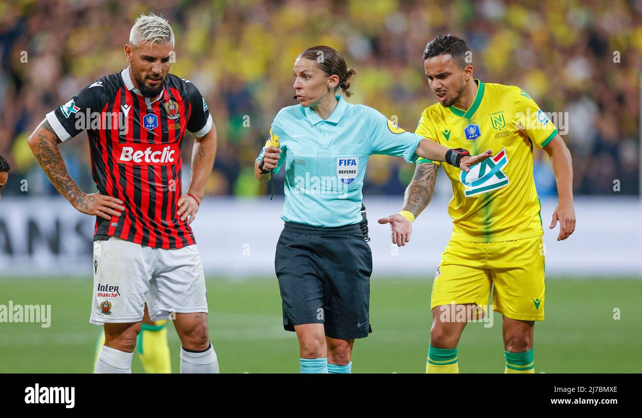 Stephanie FRAPPART (referee) in action during the match of the final of ...