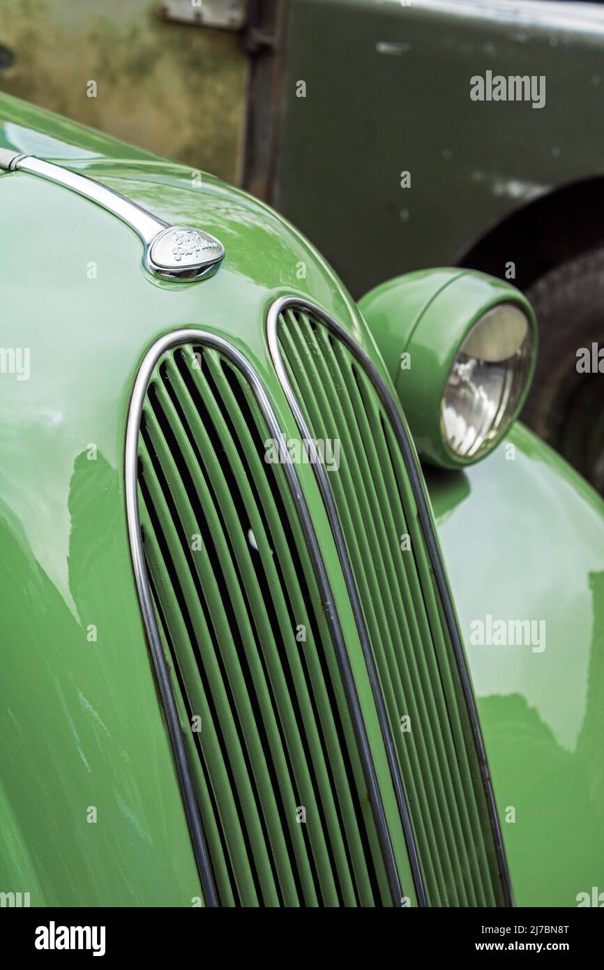 Ford Popular 103E. Elland Road Engine House Classic Car Show 2022 Stock ...