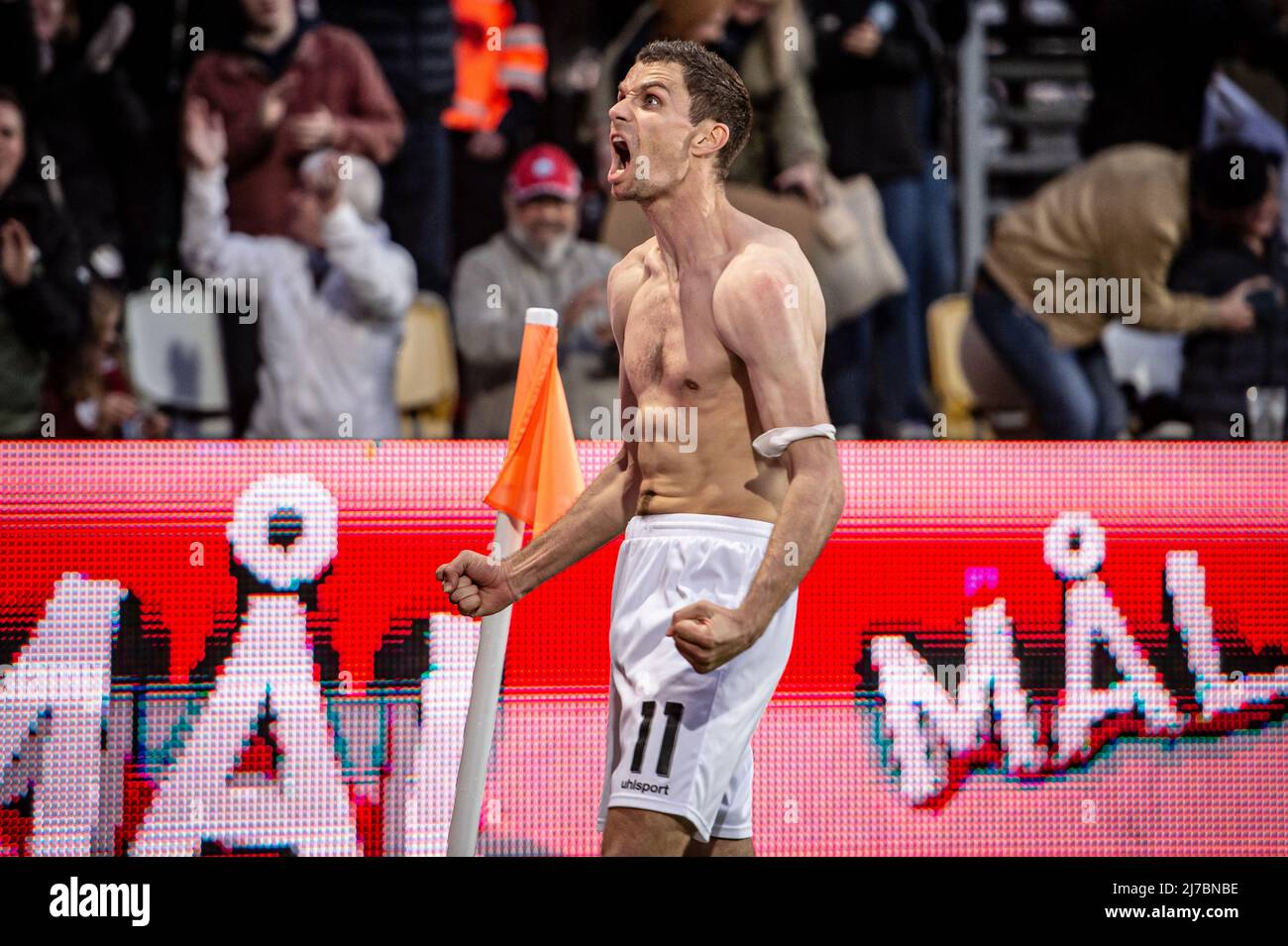 Silkeborg, Denmark. 06th, May 2022. Nicklas Helenius (11) of Silkeborg ...