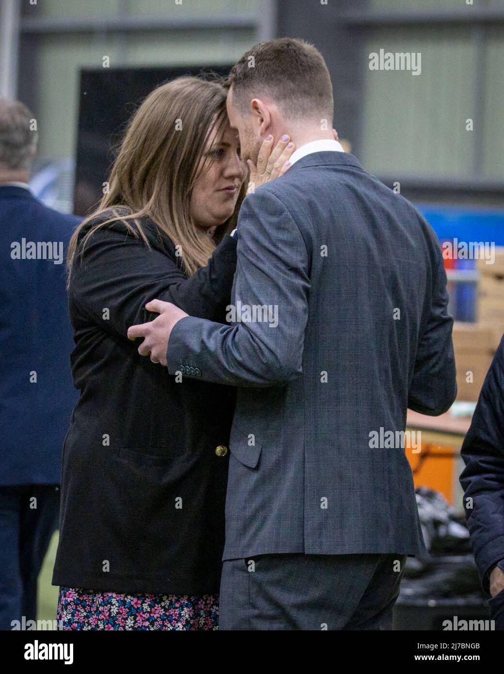 DUP’s Gary Middleton with his wife Julie Middleton at Meadowlands Arena ...