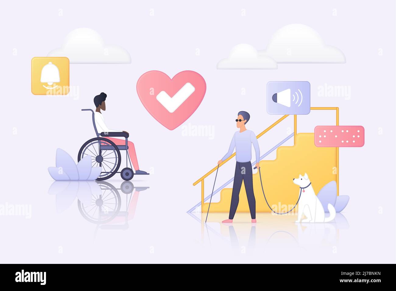 Friendly services, help and care for people with physical disability ...