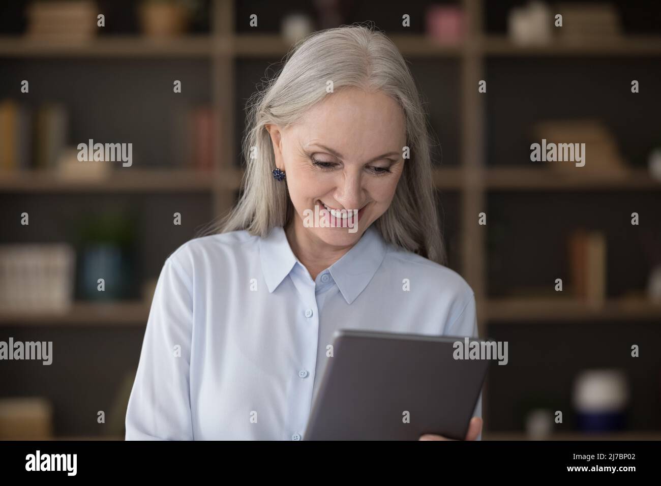Happy lady on medical hi-res stock photography and images - Alamy