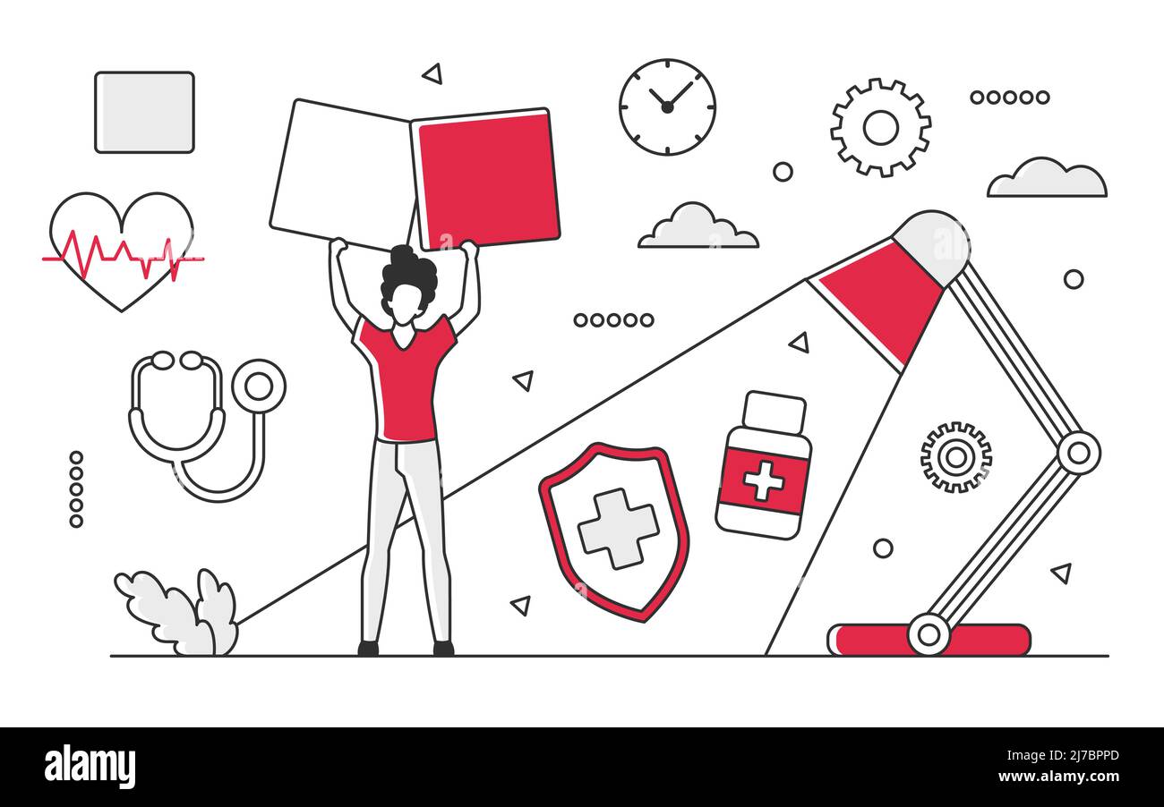 Medical health insurance protection. Clinical healthcare and monitoring ...