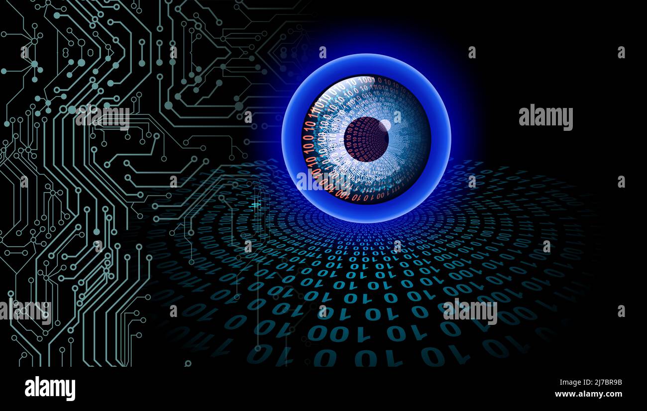 Abstract Artificial intelligence. Technology web background. Virtual ...