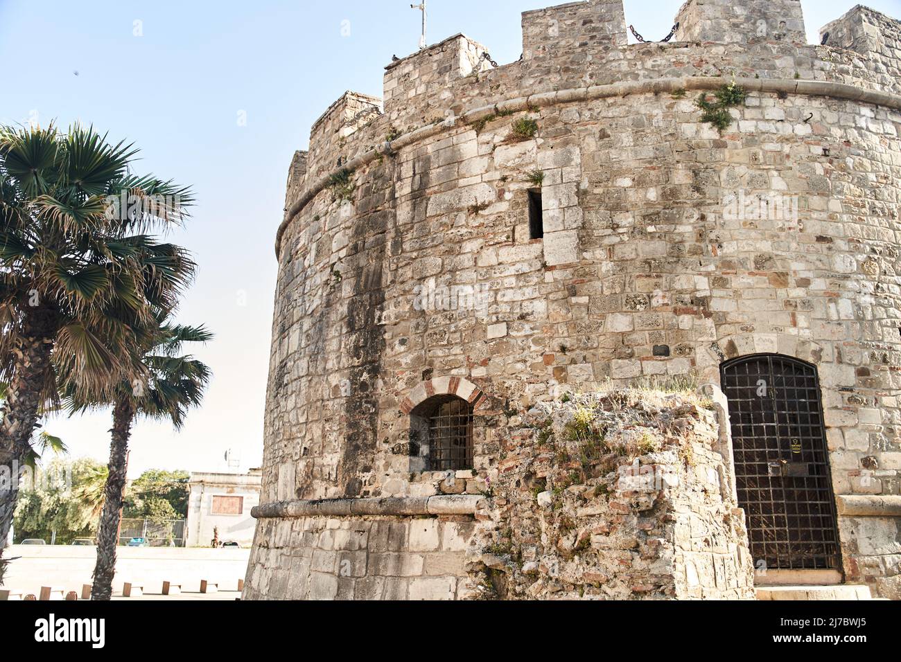 Venetian Tower of Durres. Historic building in the center of Durres ...