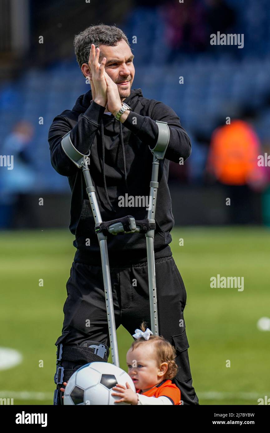 Goalkeeper James Shea (1) of Luton Town after the Sky Bet Championship ...